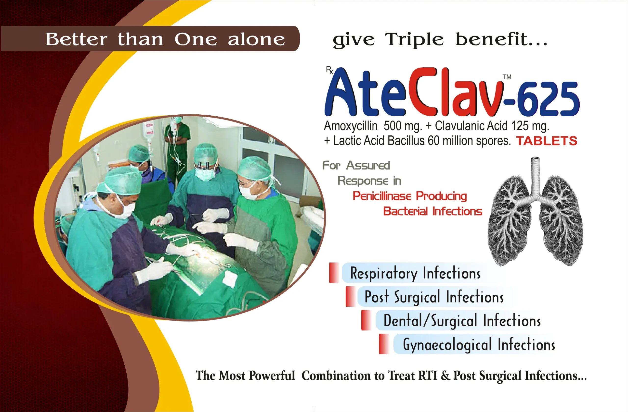 AteClav-625: Potent Antibiotic Combination for Infections